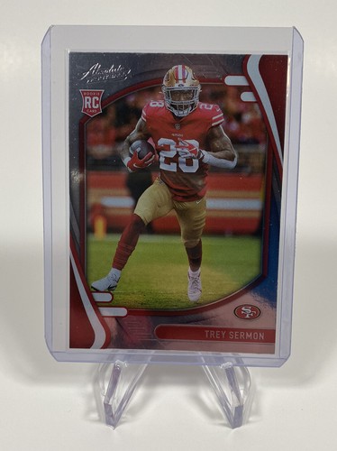2021 Panini Absolute Trey Sermon Rookie Card RC #126 San Francisco ...