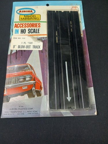 Aurora Model Motoring 9" Blowout Track #1541 In Original Packaging | eBay