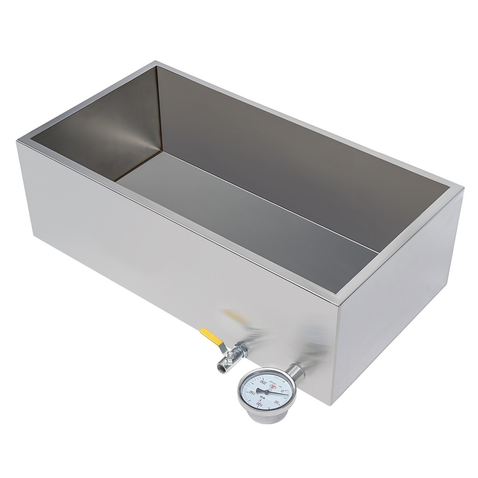 Stainless Steel Maple Syrup Evaporator Pan W/ Valve and Thermometer ...