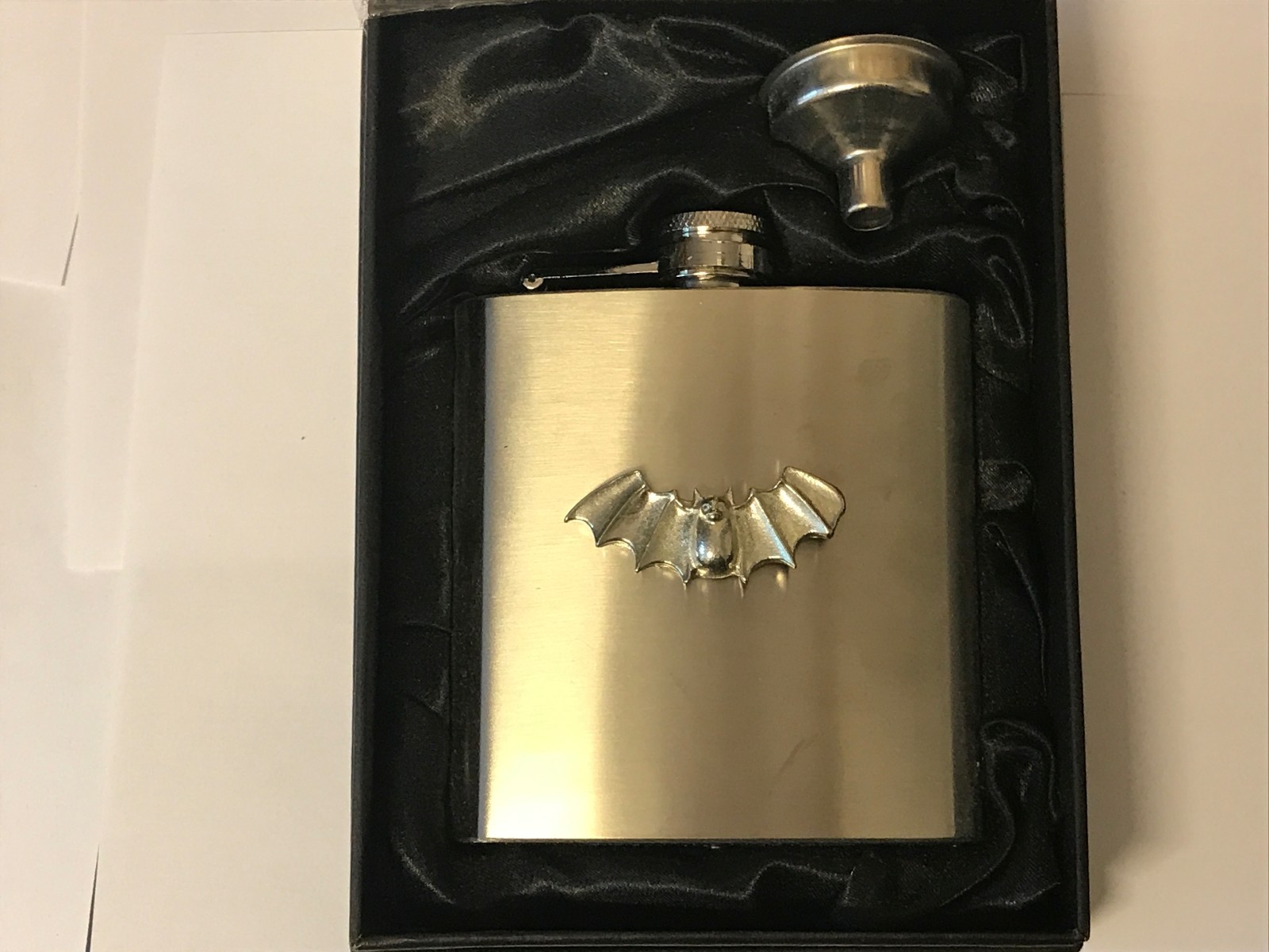 Big Bat TG156 a 6oz Captive Top Steel Hip with funnel | eBay UK