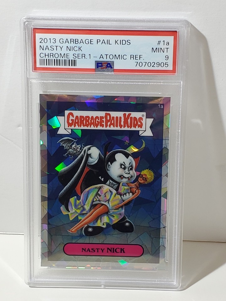 2013 Topps Chrome Garbage Pail Kids #1a Nasty Nick Atomic Refractor ...