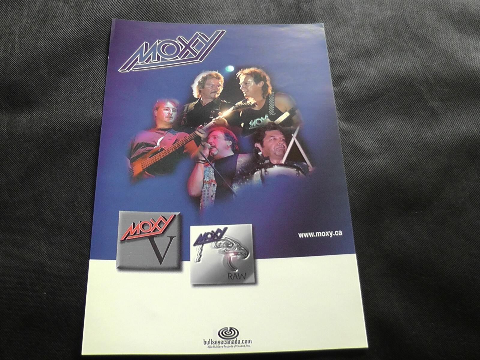 Moxy 11 X 17 CD Promo Poster Rock Band Canada Earl Johnson Buddy Caine ...
