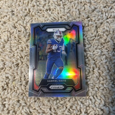 2023 Panini Prizm Gabe Davis Silver Prizm #29 Buffalo Bills | eBay