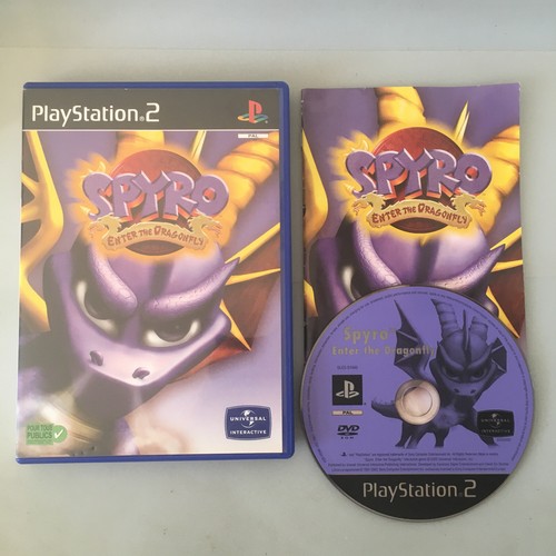 SPYRO Enter The Dragonfly PS2 Video Game Sony PlayStation 2 Complete ...
