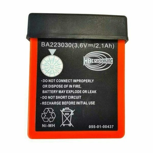 2x 3.6V 2100MHA BA223030 Battery For HBC Radiomatic Crane Remote ...