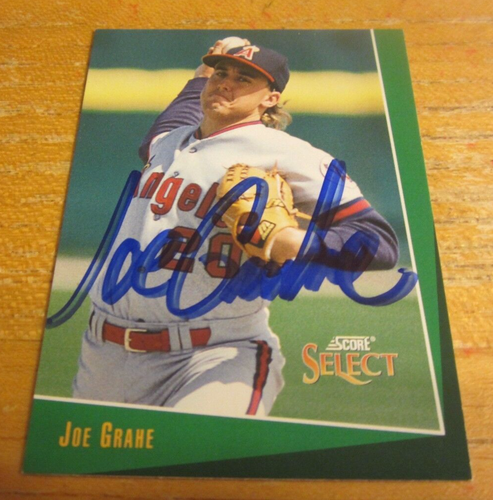 Joe Grahe Autographed Signed 1993 Select #374 Trading Card MLB ...