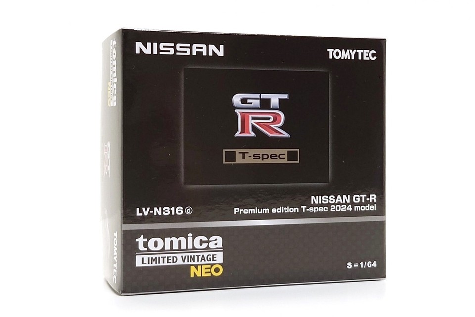 Tomica Limited Vintage Neo 1:64 Nissan GT-R (R35) Premium T-spec 2024 ...