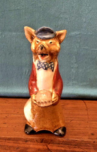 UNUSUAL STUART BASS DRESSED UP FOX NOVELTY PIE FUNNEL | eBay