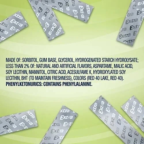 EXTRA Sweet Watermelon Sugarfree Gum, 15 Pieces (Pack of 10) | eBay