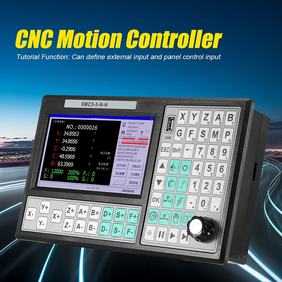 CNC 5 Axis Offline Motion Controller Replace 500KHz USB Motion ...