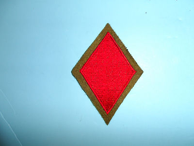 b8819 US Army 1930's-WW2 5th Infantry Division patch OD wool Red Devils ...