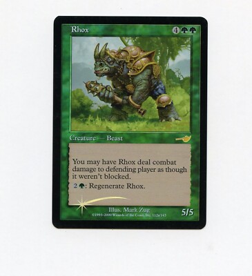 Rhox Starter FOIL NM-/LP Magic the Gathering MtG 1 | eBay