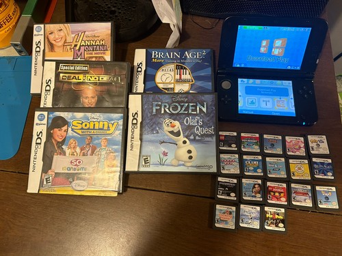 Nintendo 3ds Xl With 22 Games (broken Hinge) As is! | eBay