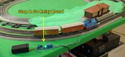 Automatic STOP & GO Circuit Module unit Kit for HO Scale Train Station ...