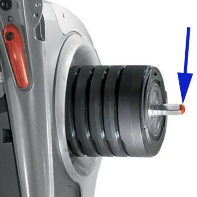 Bowflex RED END CAPS Revolution XP FT Tension Bar Shaft endcap Mounting ...
