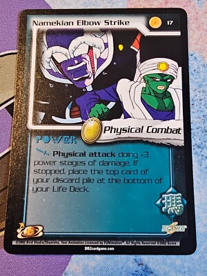 Namekian Elbow Strike 2002 Score Unlimited Dragon Ball Z DBZ TCG #17 | eBay