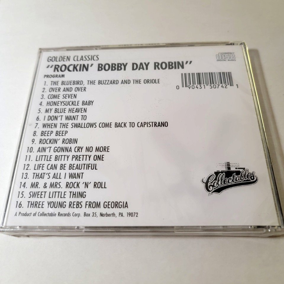 Bobby Day - Rockin' Robin CD A Golden Classics Edition Sealed Brand New ...