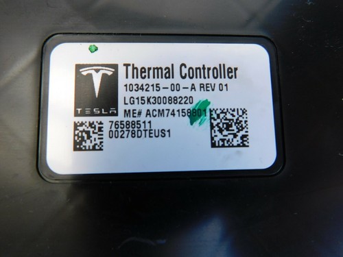 Tesla Model S 70 2016 Thermal Controller Unit ECU 1034215-00-A J134 | eBay