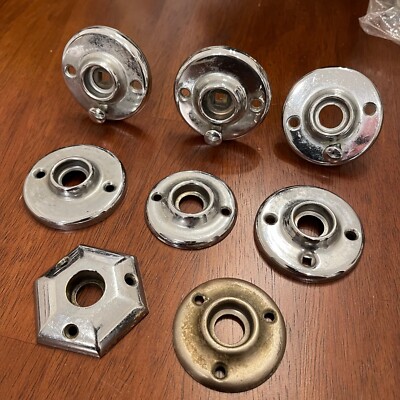 Door Plates & Backplates - Brass Door Knob Back Plates