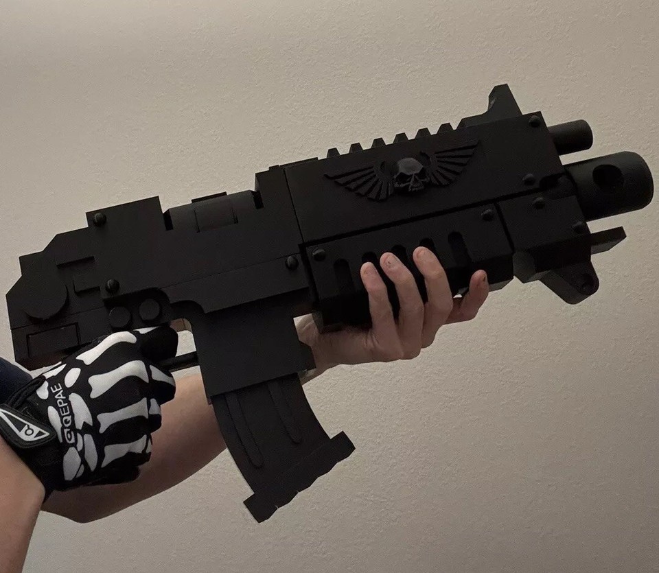 Bolter Cosplay Prop Assembled 1:1 Space Marine compatible with ...