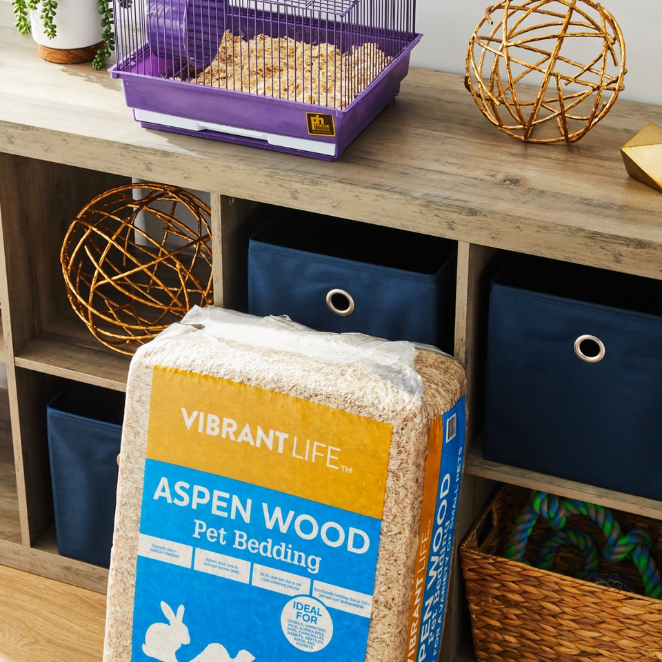 PET CAGE BEDDING Aspen Wood Shavings 19 Lbs 5 Cu Ft | eBay