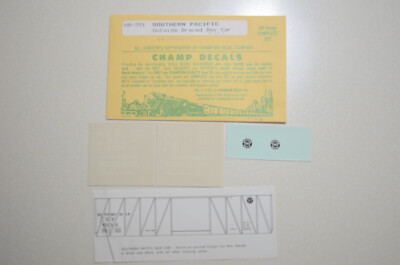 Champ HO Southern Pacific Outside Braced Box Car Decal Set - HB-391 | eBay