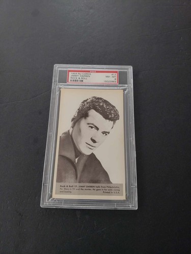 1959 NU CARDS- ROCK & ROLL Series-JIMMY DARREN # 17- NM-MT PSA 8 | eBay