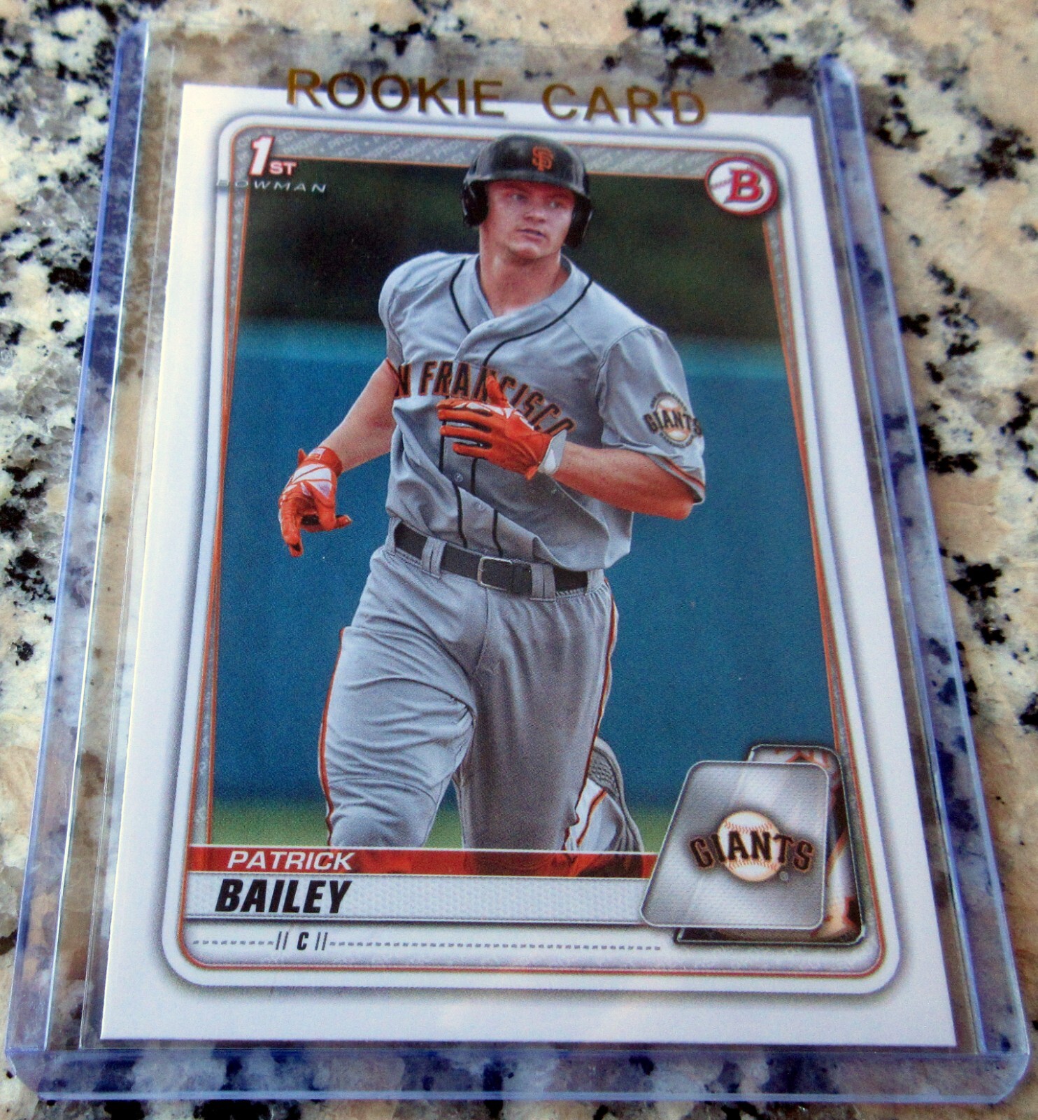 PATRICK BAILEY 2020 Bowman #1 DP 1st TRUE Rookie Card RC Giants Grand ...