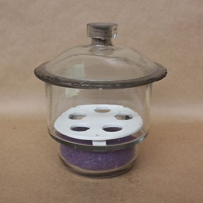 Lab Glass Vacuum desiccator jar desiccator dryer heavy wall 160mm ...