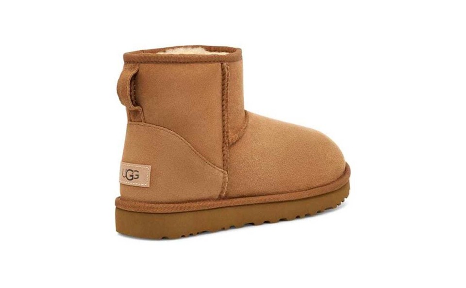Women UGG Classic Mini II Suede Ankil Boot 1016222 Color Chestnut Brand ...