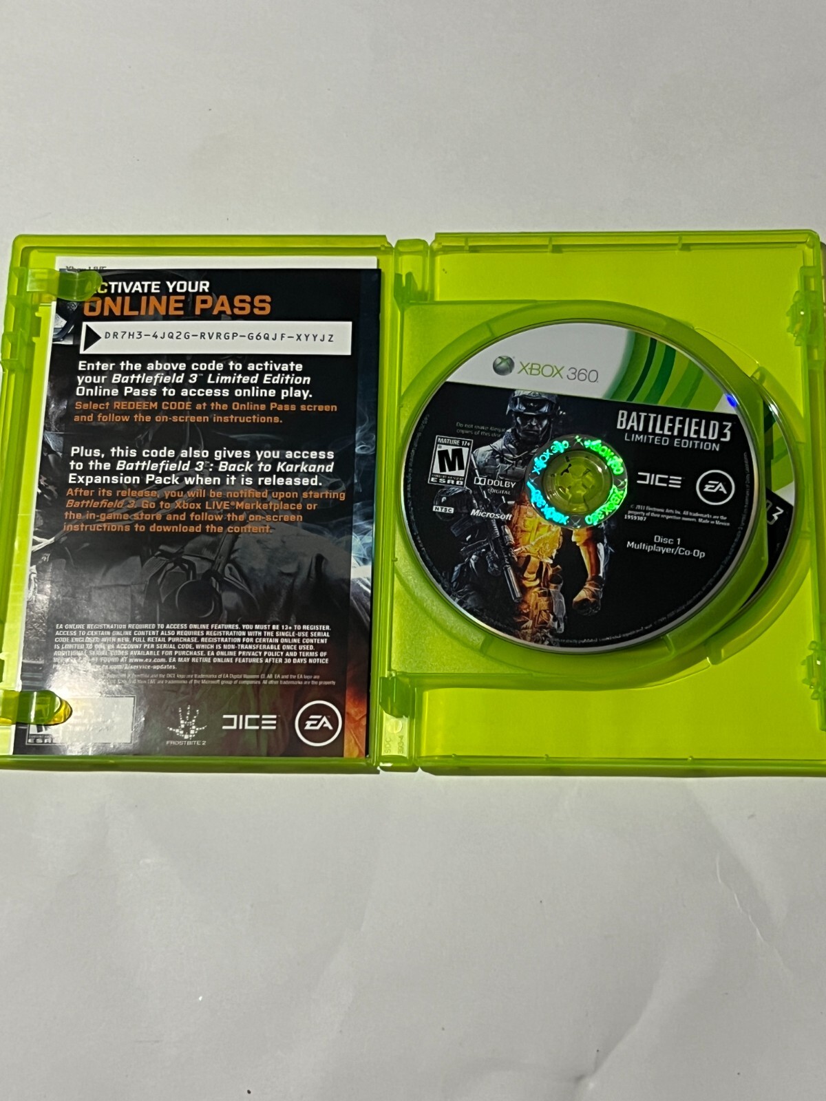 Battlefield 3 -- Limited Edition (Microsoft Xbox 360, 2011) 14633195934 ...