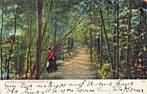 MILWAUKEE WISCONSIN~LOVER'S LANE~1911 POSTCARD | eBay