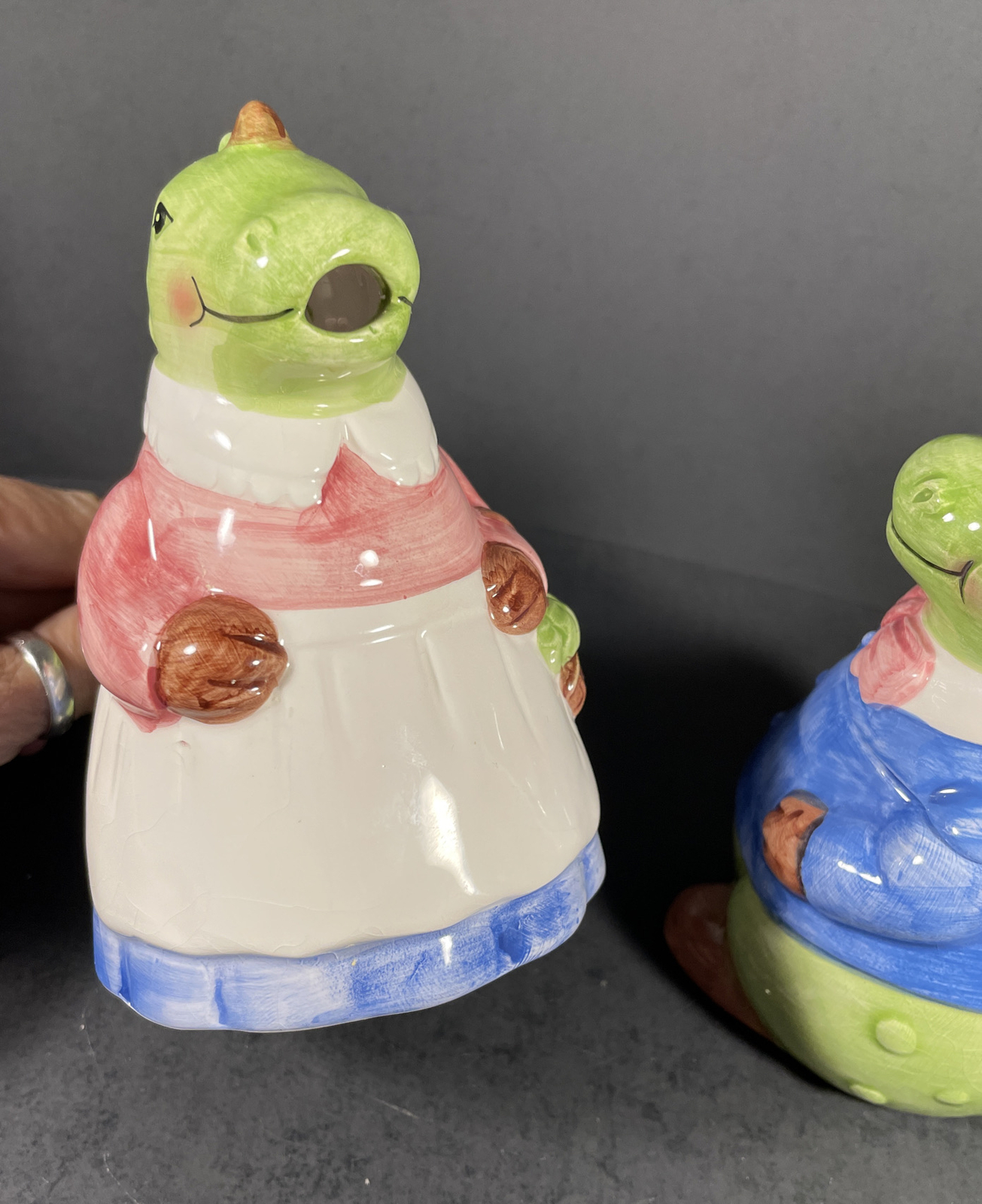 Anthropomorphic Dinosaur Sugar and Creamer set Dinocorn Dragon ...