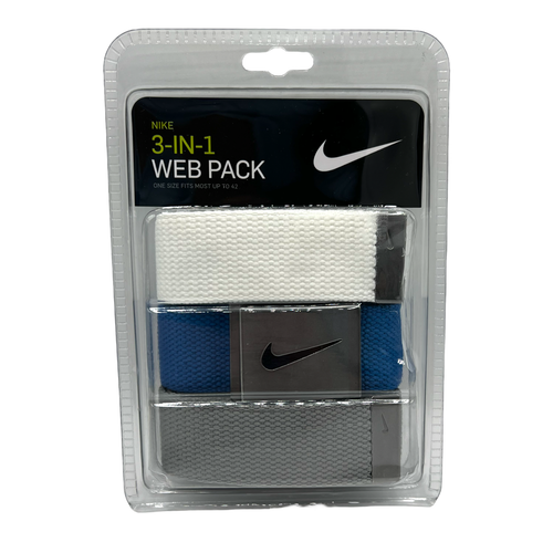 Nike Golf Men's 3 in 1 Web Pack Belts One Size Fits Most | eBay