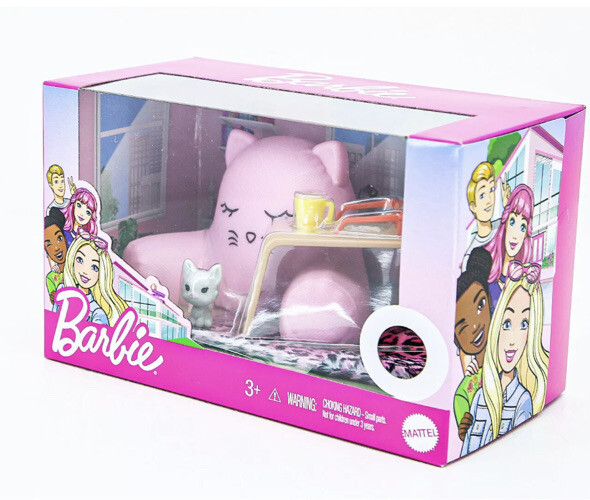 Barbie Home Accessories Living Room Furniture Cat Pillow Beanbag Coffee ...