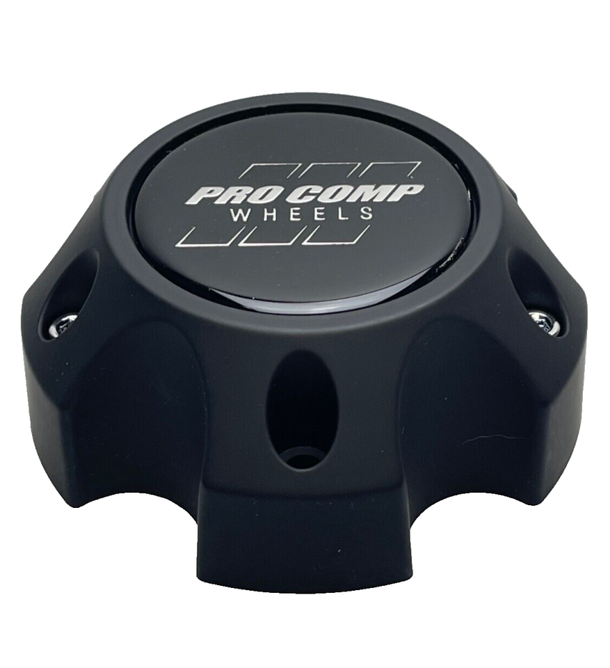 Pro Comp Flat Matte Black Resin Logo Wheel Center Cap 703154502 | eBay
