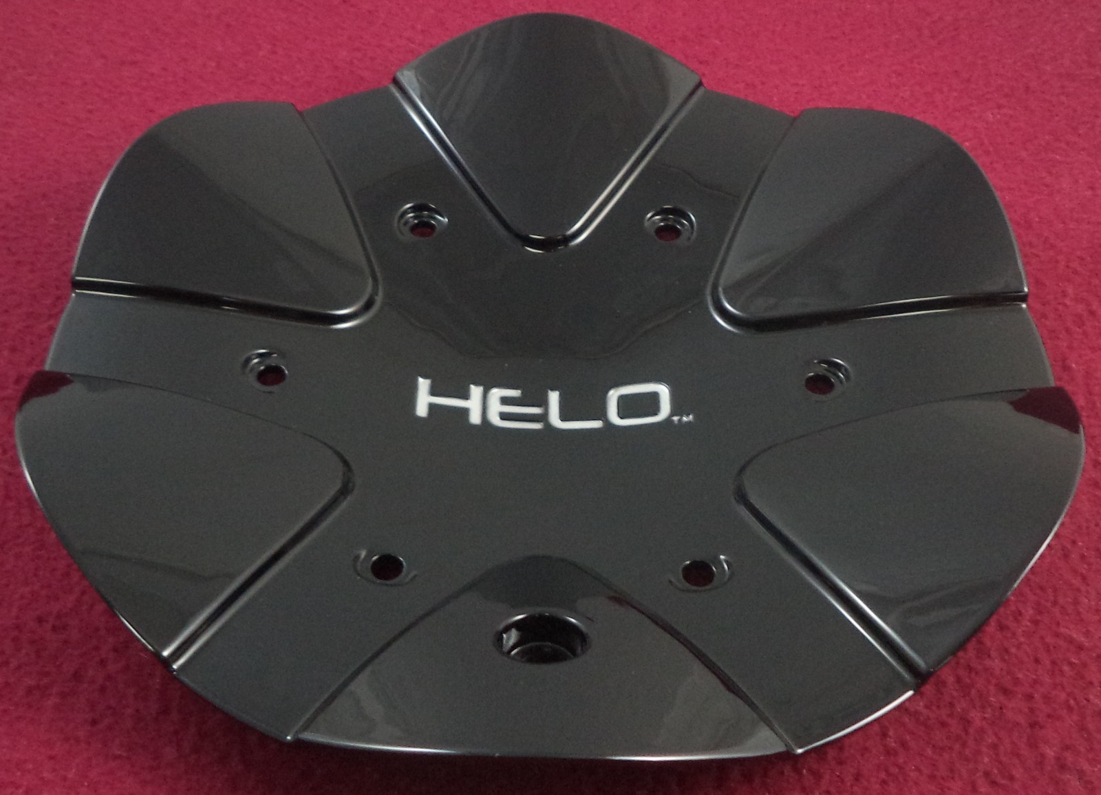 Helo Wheels Gloss Black Custom Wheel Center Cap # T110L183 / LG1510-07 ...