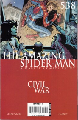 Amazing Spider-Man #538 NM Ron Garney Cover Civil War Tie-In (2007) | eBay