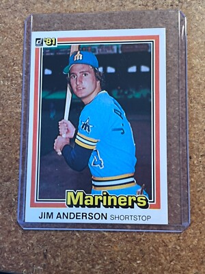 1981 Donruss Baseball # 165 Jim Anderson | eBay