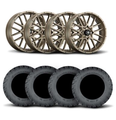 ITP Hurricane 18" Bronze Wheels And Ultra Cross R-Spec Tires [34x10-18 ...