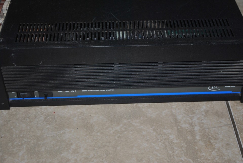 qsc model 1200 power amplifier | eBay