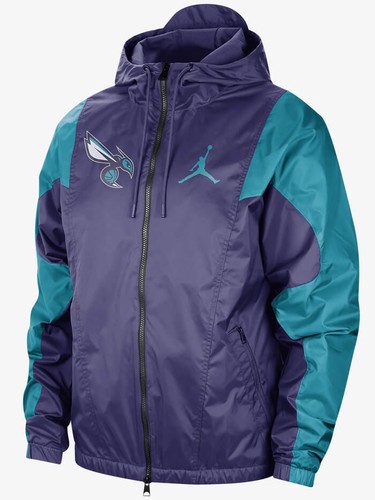 Jordan Nba Charlotte Hornets Courtside Loose Fit Men Purple Jacket ...