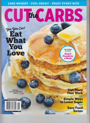 CUT THE CARBS CENTENNIAL MAGAZINE 2020 EAT WHAT YOU LOVE | eBay
