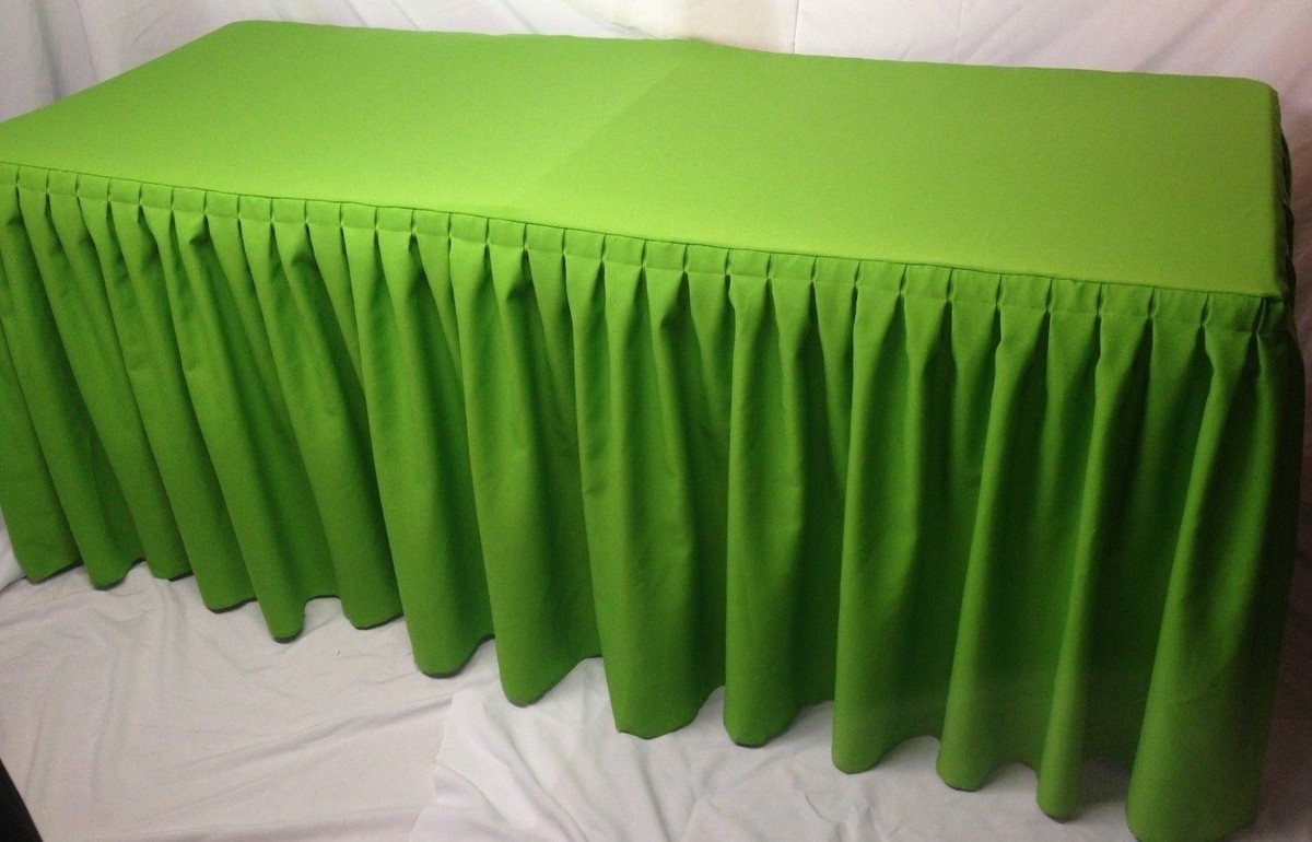 Box Pleat Table Skirt