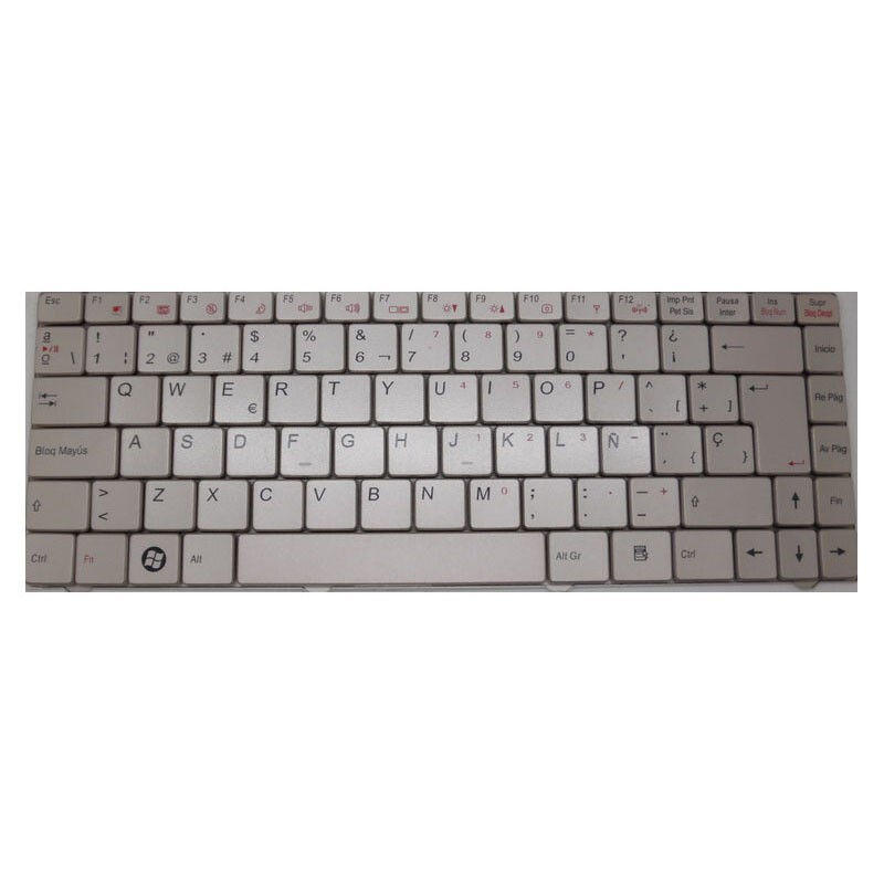 Keyboard For CLEVO W840 W830 MP-07G36E064303 X6-80-C4500-160-1 Spanish ...