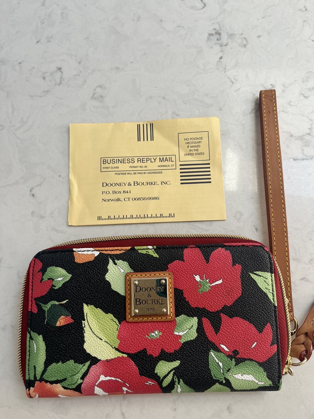 Vintage Floral Dooney & Bourke Floral Wristlet/wallet NWT Different ...