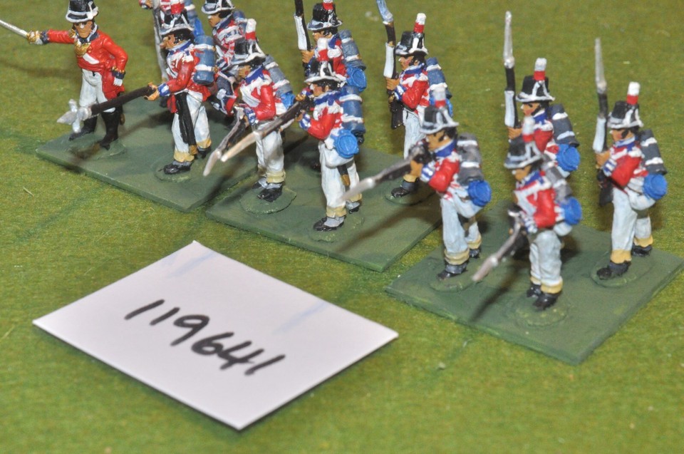 28mm napoleonic / war 1812 - 2nd royal marines 12 fig - (119641) | eBay