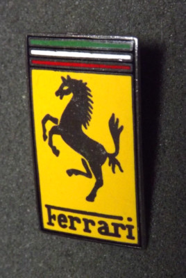 Ferrari Pin Lapel Enamel Metal Collectible Italia GTS Enzo Car Vehicle ...