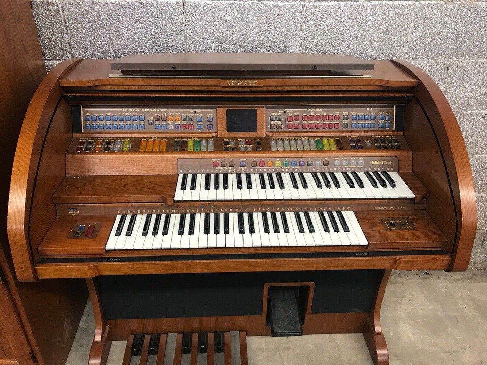 Lowrey Organ Holiday A300 Holiday Classic Oak Touch Bar & USB Port | eBay
