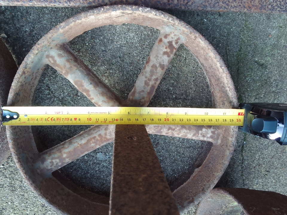 Vintage cast iron shed wheels x 4 | eBay UK
